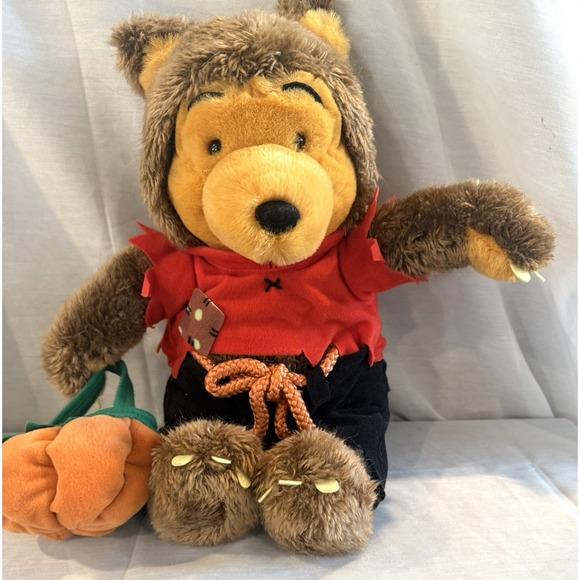 Disney | Toys | Rare Halloween Winnie Pooh Disney Store Werewolf Pooh 2 ...